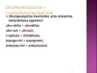 Ezinye izinguquko zemisindo | PPTX