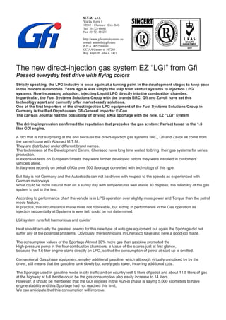 EZ LGI featured in das Autogas Journal | PDF
