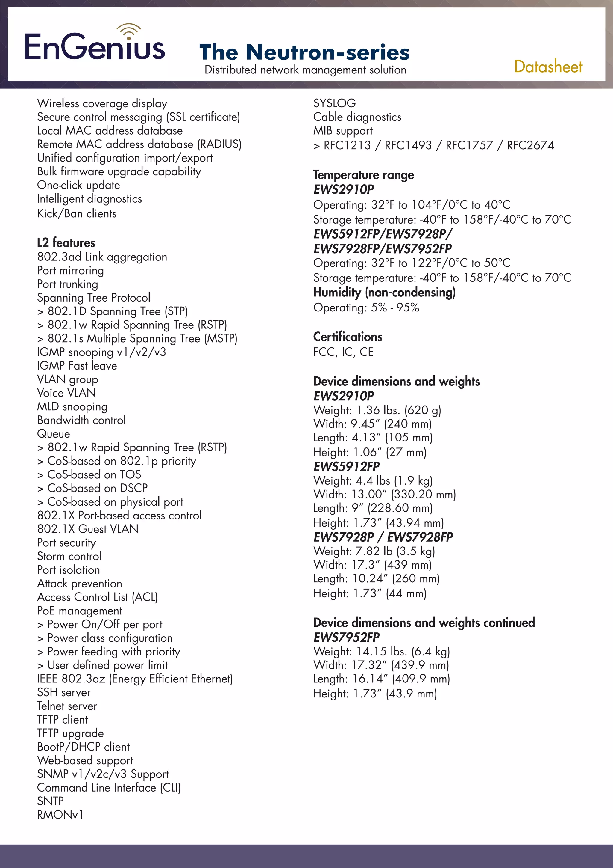 ezMaster Neutron solution Datasheet | PDF