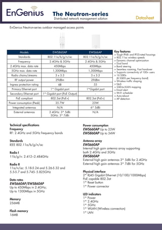 ezMaster Neutron solution Datasheet | PDF