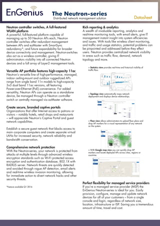 ezMaster Neutron solution Datasheet | PDF
