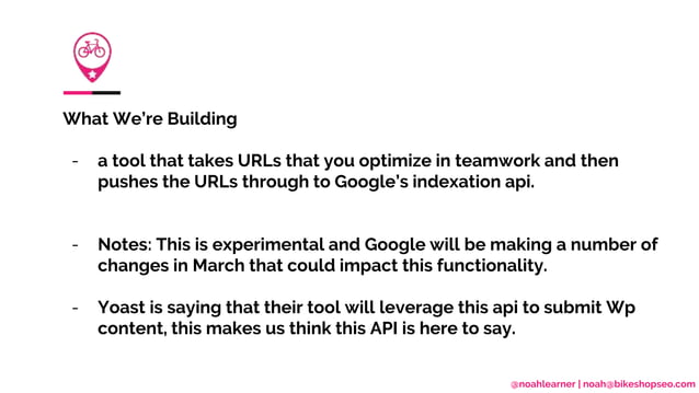 Google indexing API + Zapier + Teamwork automation | PPTX | Computing | Technology & Computing