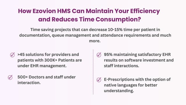 Ezovion- Pioneering India's First Complete Hospital Management system ...