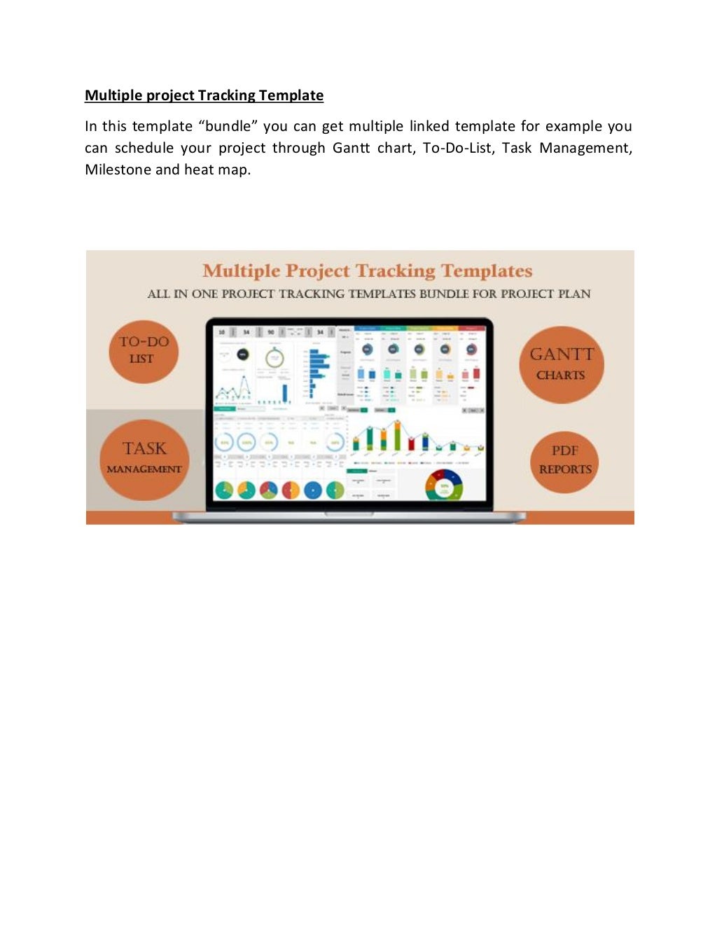 Multiple Project Tracking Template Excel 2022 | PDF