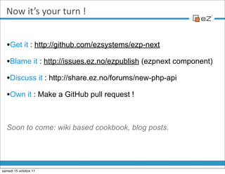 eZ Publish nextgen | PPT