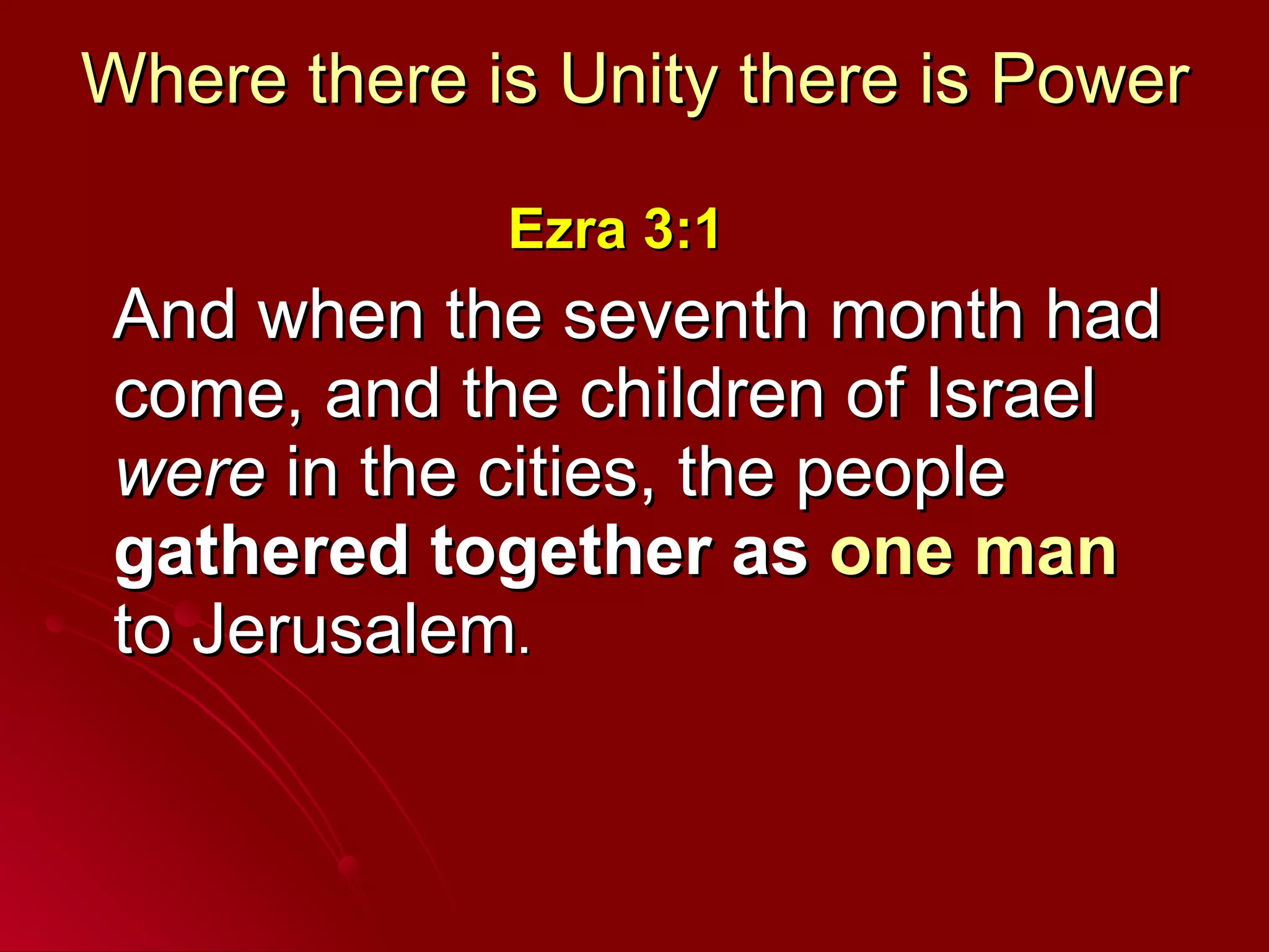 Ezra Chapter 2 & 3 | PPT | Christianity | Religion & Spirituality