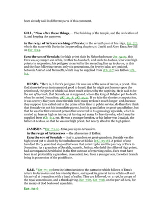Ezra 7 commentary | PDF
