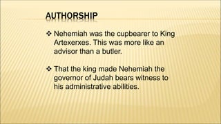 Old Testament Survey: Esther, Ezra & Nehemiah | PPTX