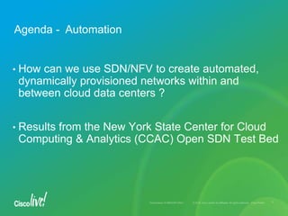 DEVNET-1114 Automated Management Using SDN/NFV | PPTX