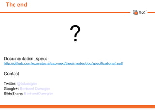 eZ Publish REST API v2 | PPT