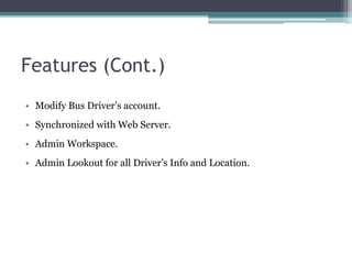 Public Bus Tracking System EzTravel | PPT