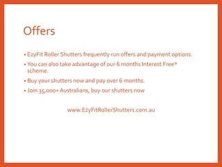 Ezy fit roller shutters | PDF