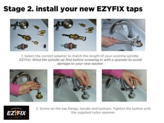 Ezyfix Classic Style Bathroom Basin set install guide | PDF