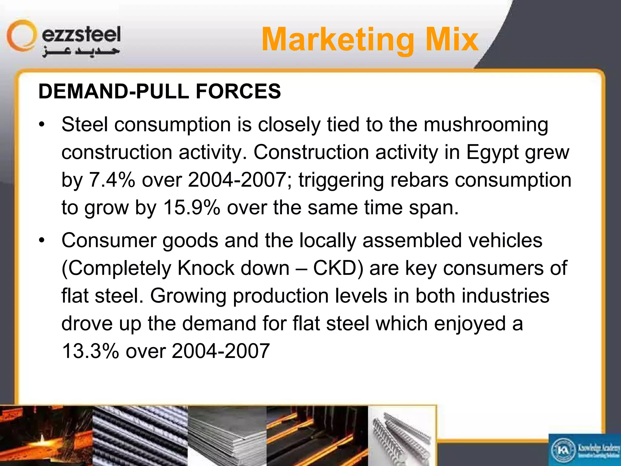 Ezz Steel Strategic Management Project New Design | PPS