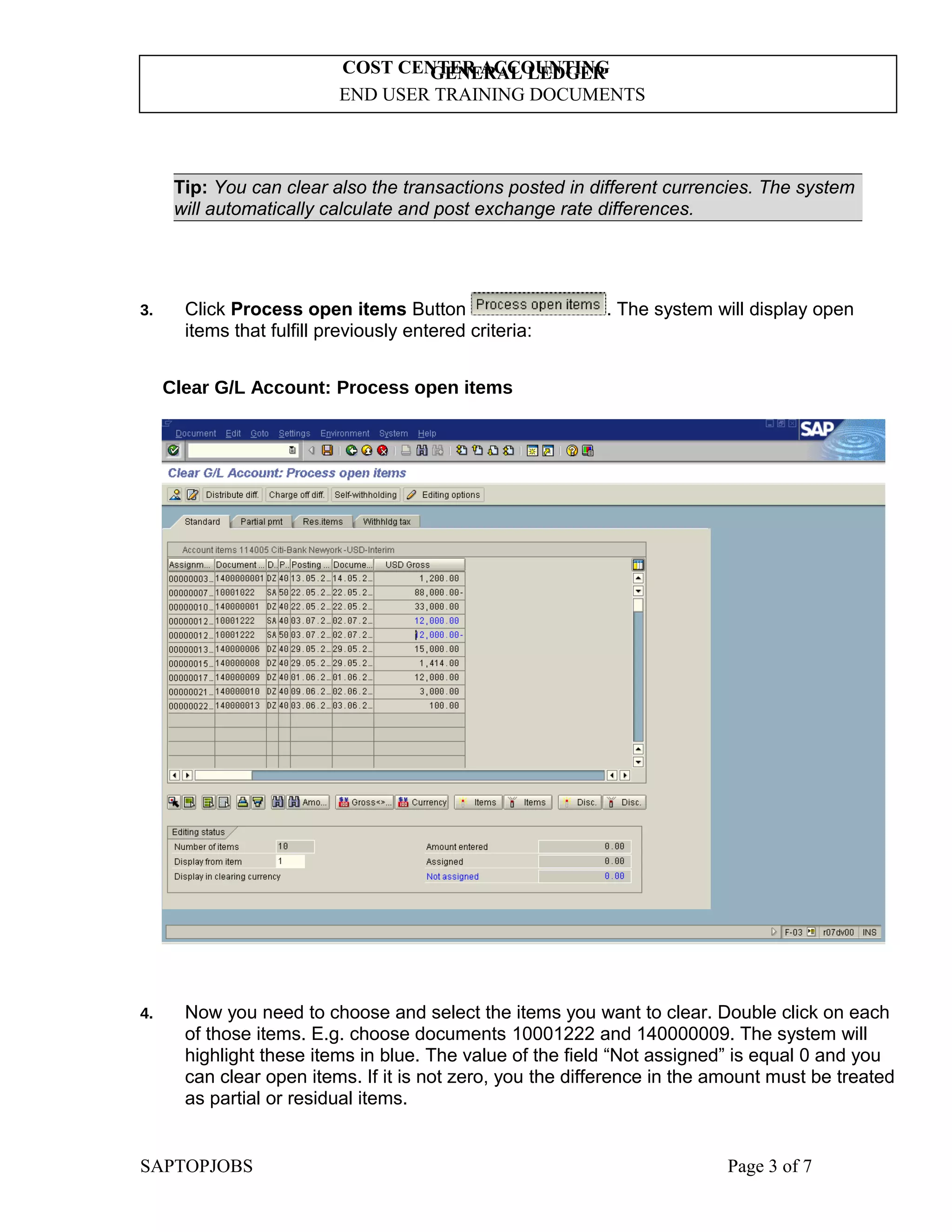 F 03 gl manual account clearing | DOC