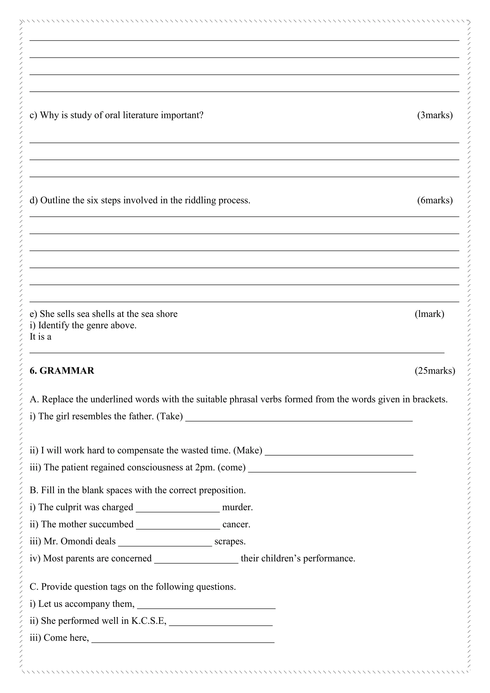 F 1-english-paper-form-1-mid-term-2-exam-2017 | PDF