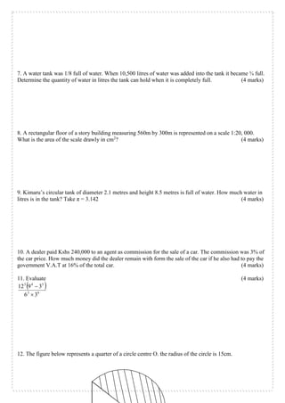 F 1-mathematics-paper-form-1-mid-term-2-exam-2017 | PDF