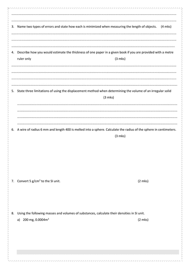 F 1-physics-paper-form-1-mid-term-2-exam-2017 | PDF | Physics | Science