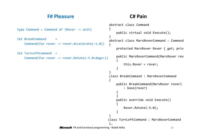 Microsoft F# and functional programming | PPT