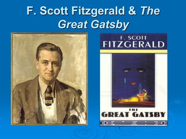 F. Scott Fitzgerald Background Information | PPT