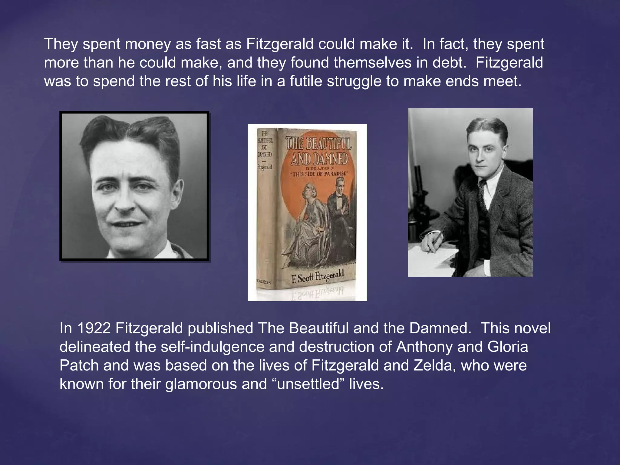 F. scott fitzgerald | PPT