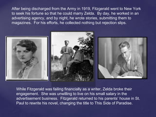 F. scott fitzgerald | PPT