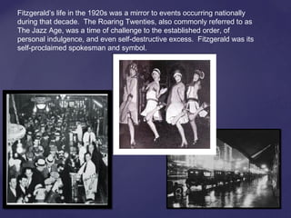 F. scott fitzgerald | PPT