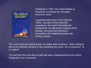 F. scott fitzgerald | PPT