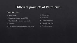 Properties of petroleum products. | PPTX
