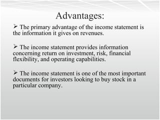 Financial Statements | PPT