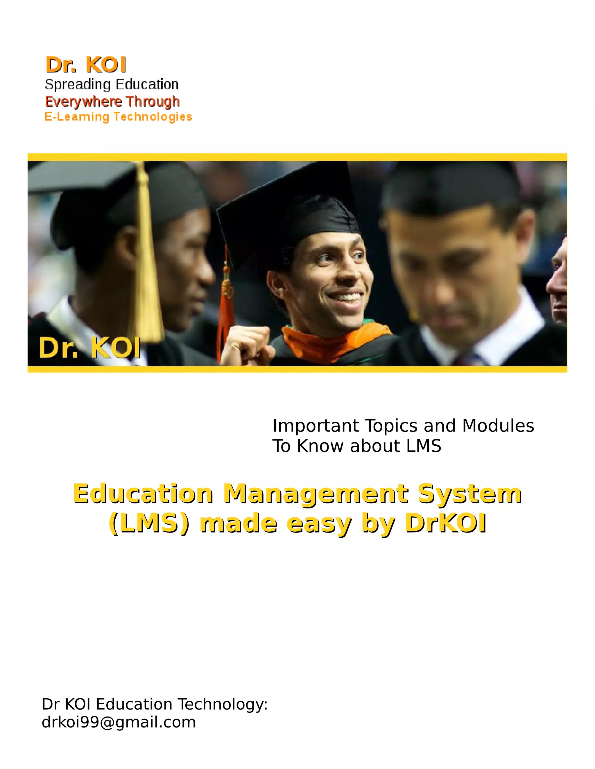 Dr KOI Education Technology Management | PDF