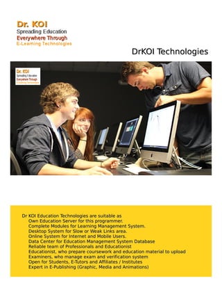 Dr KOI Education Technology Management | PDF