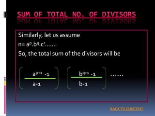 Fundamental theorem of arithmatic | PPSX