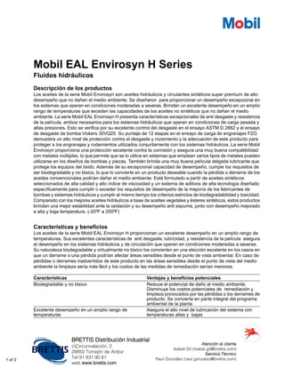 F. Tecnica Mobil Eal Envirosyn H Series | PDF