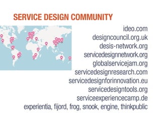 Introduction to Service Design. Frameworks, Basics, Processes ...