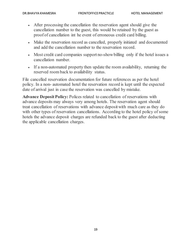 Hotel Front Office Practicals | DOCX | Currencies | Economy