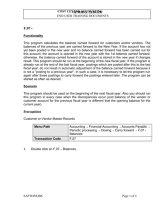 F.07 carry forward receivables payables | DOC