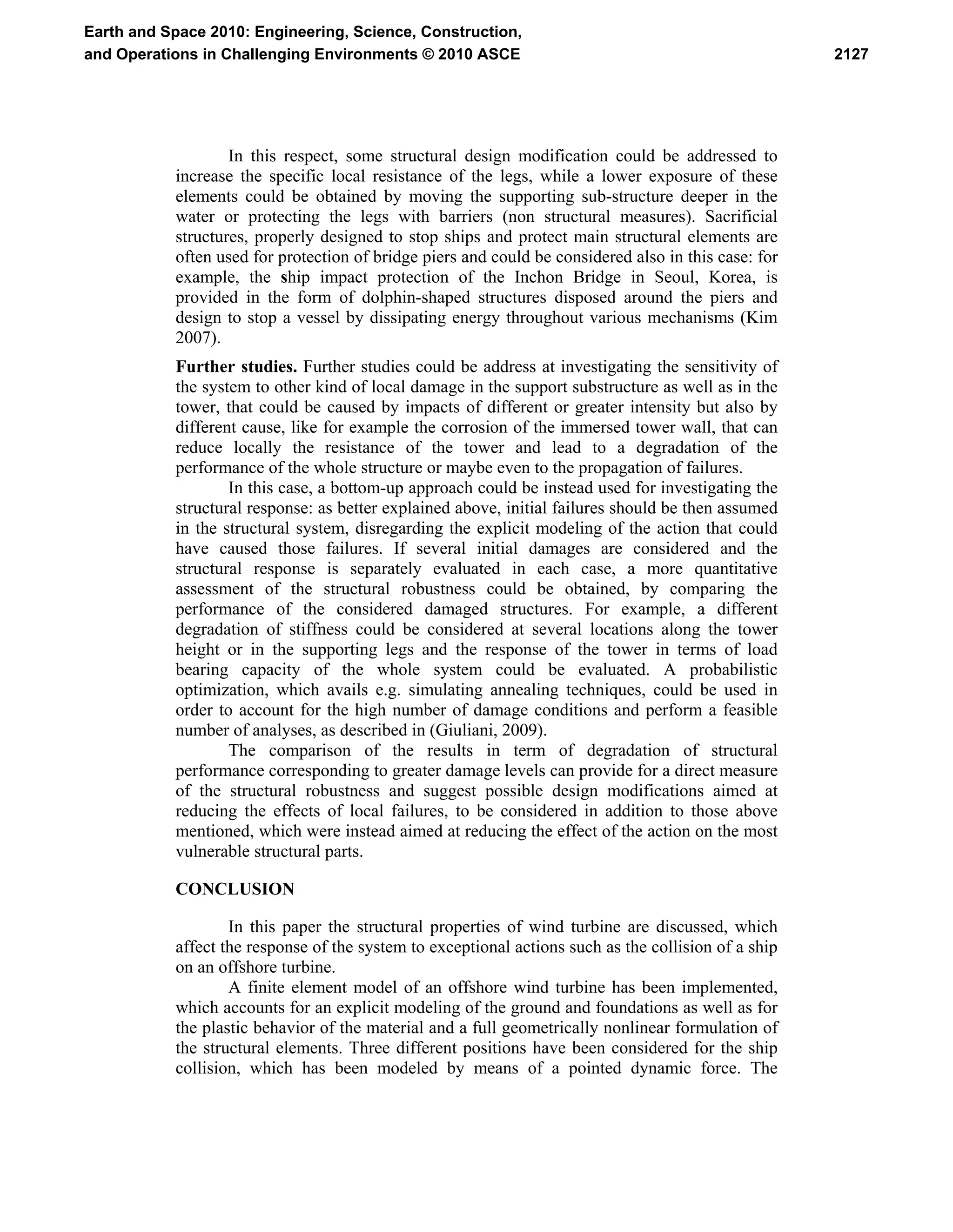 Structural Integrity Evaluation of Offshore Wind Turbines | PDF | Civil ...