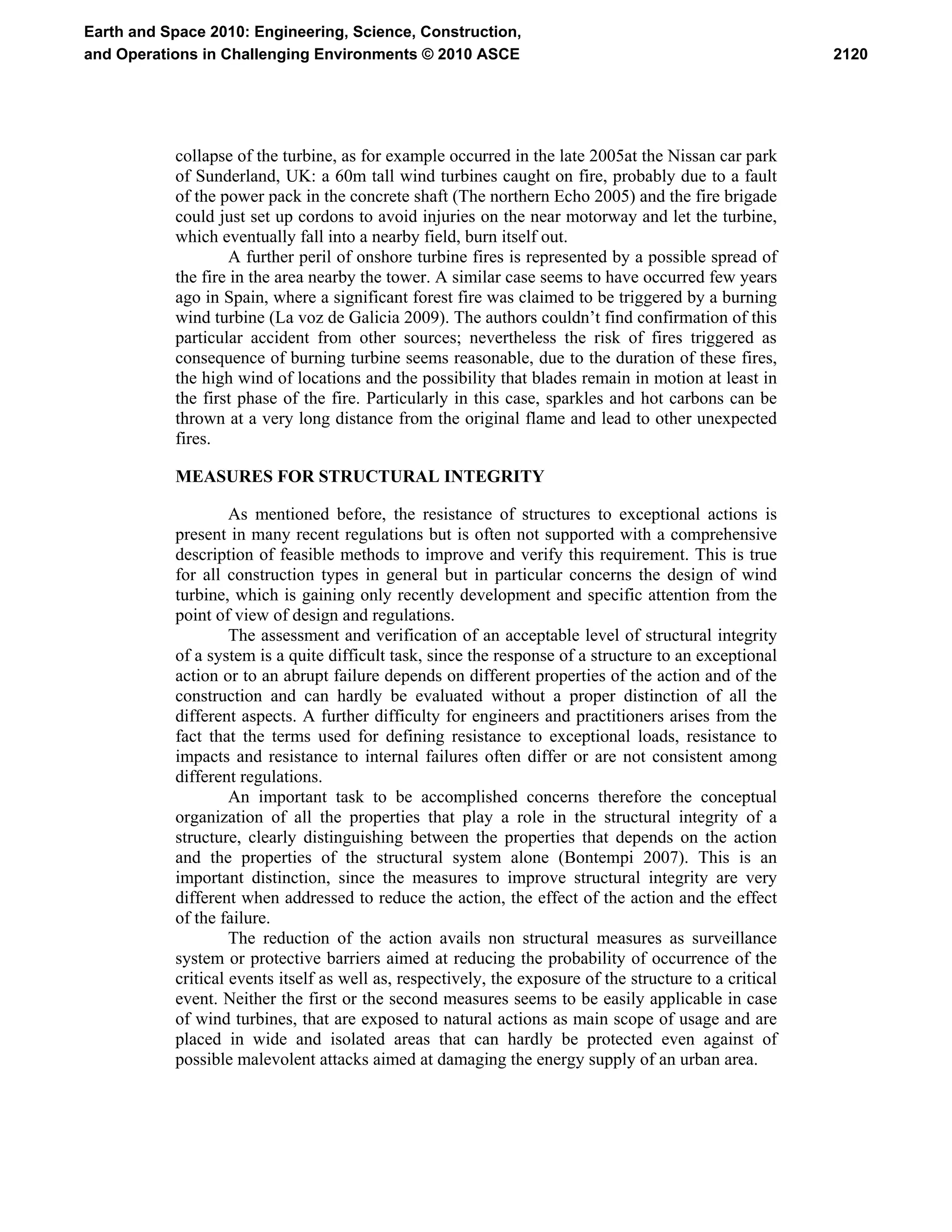 Structural Integrity Evaluation Of Offshore Wind Turbines Pdf Civil Engineering Industry