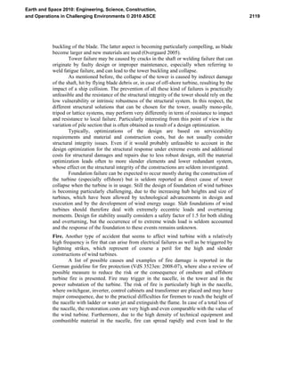 Structural Integrity Evaluation of Offshore Wind Turbines | PDF