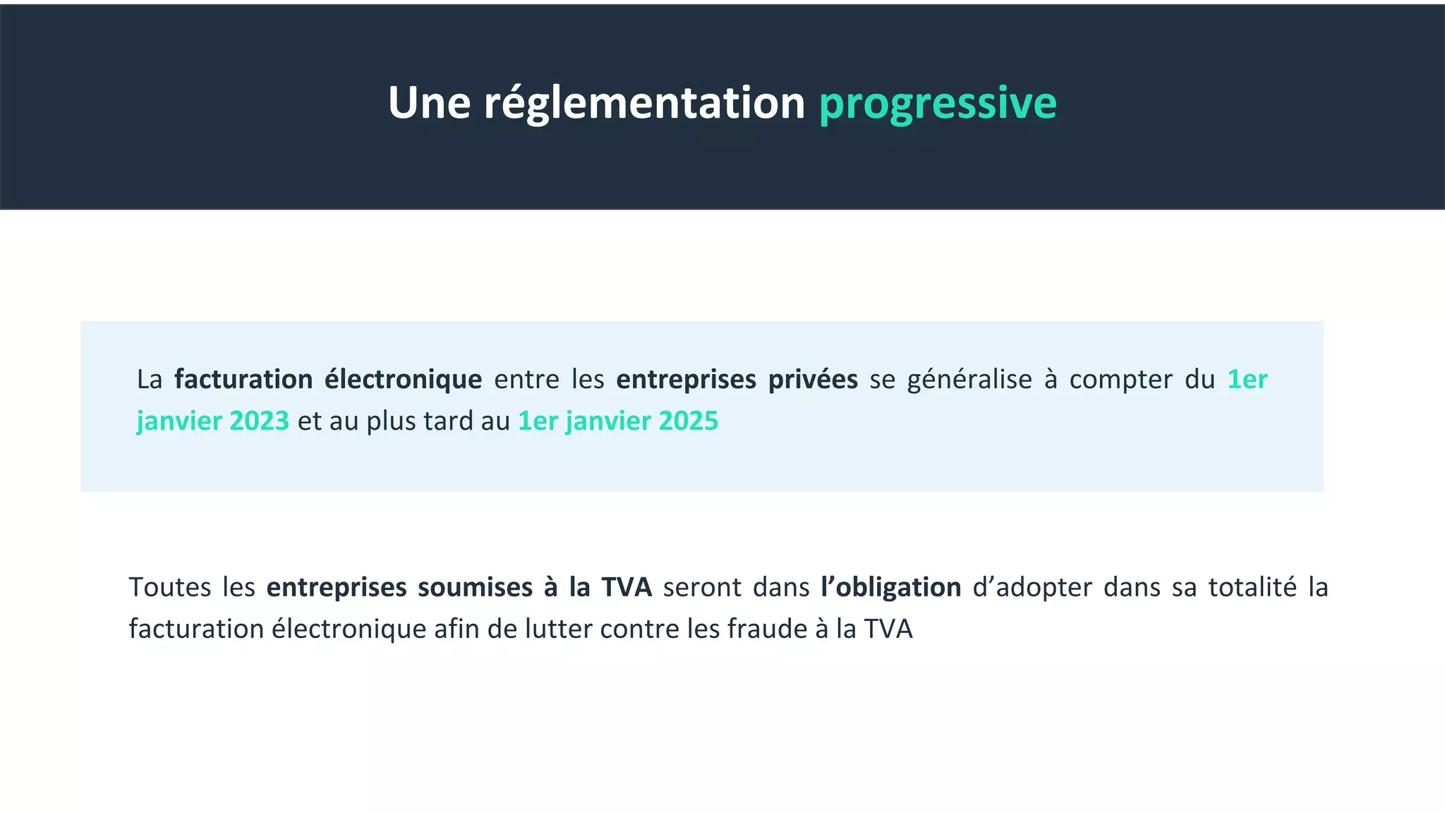 Facturation électronique : bientôt obligatoire | PPTX