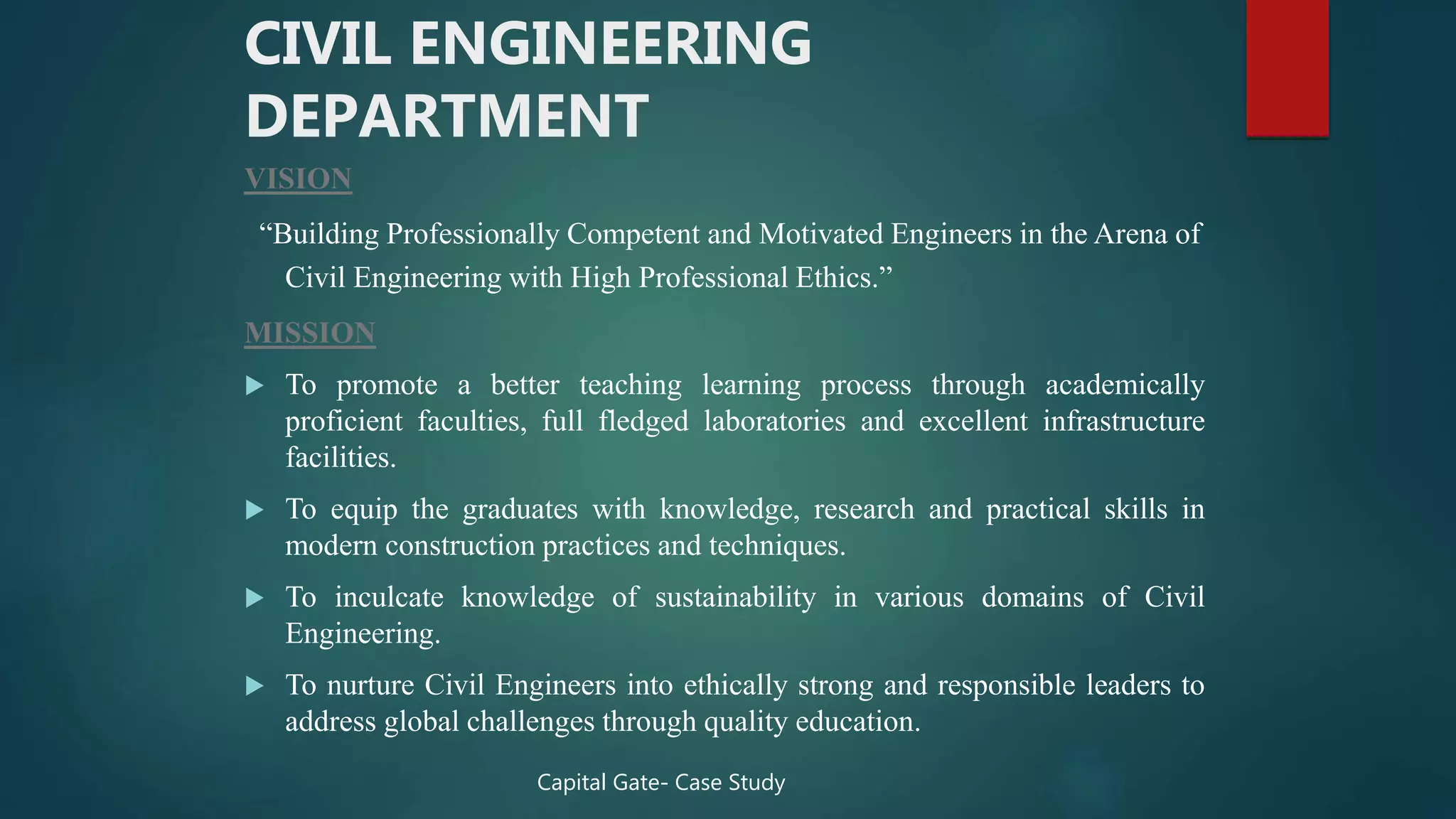 Capital Gate Abu Dhabhi - Case Study | PPTX