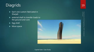 Capital Gate Abu Dhabhi - Case Study | PPTX