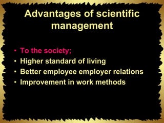 F.w. taylor , Principles of Scientific Management, | PPT