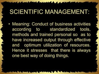 F.w. taylor , Principles of Scientific Management, | PPT