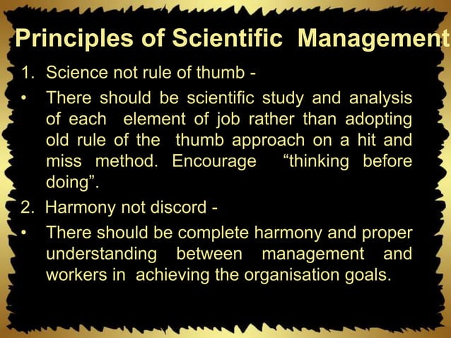 F.w. taylor , Principles of Scientific Management, | PPT