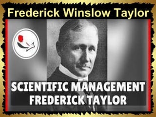F.W.Taylor Scientific Management PGP VIVA VVIT | PPT