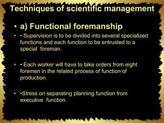 F.W.Taylor Scientific Management PGP VIVA VVIT | PPT