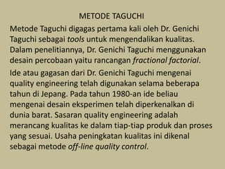 F. METODE TAGUCHI 7.ppt