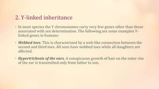 F.-SEX-LINKAGE.powerpoint presentation Genetics | PPT